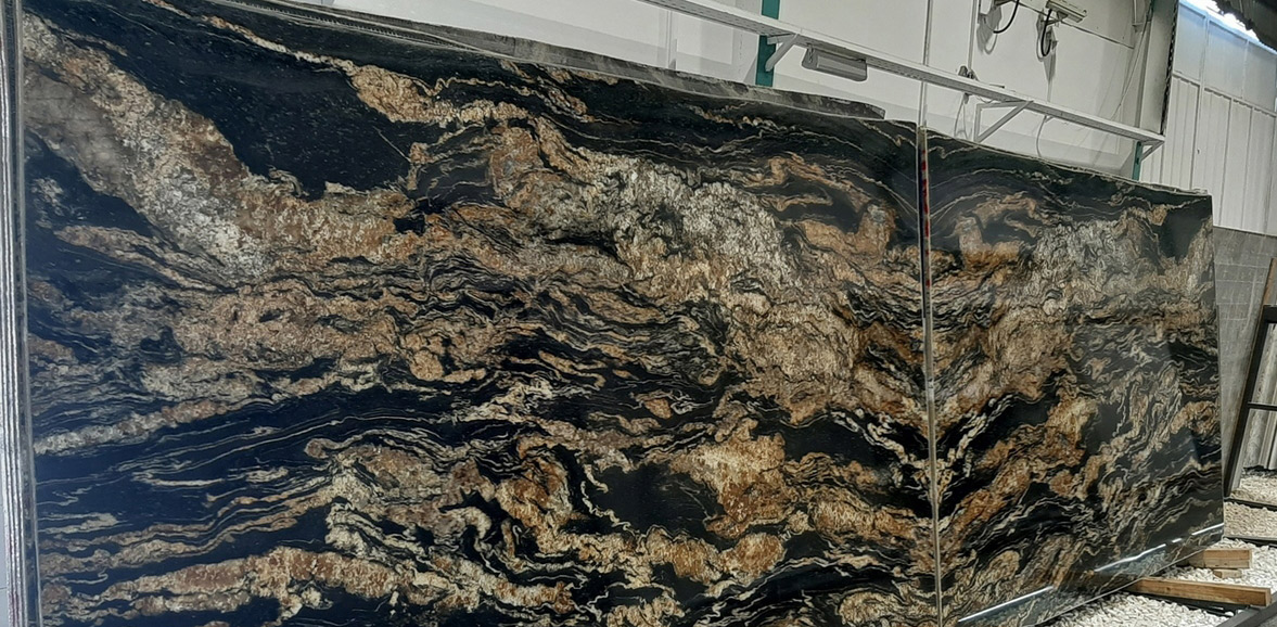 Brazilian Magma Gold granite stone - Bahar Stone